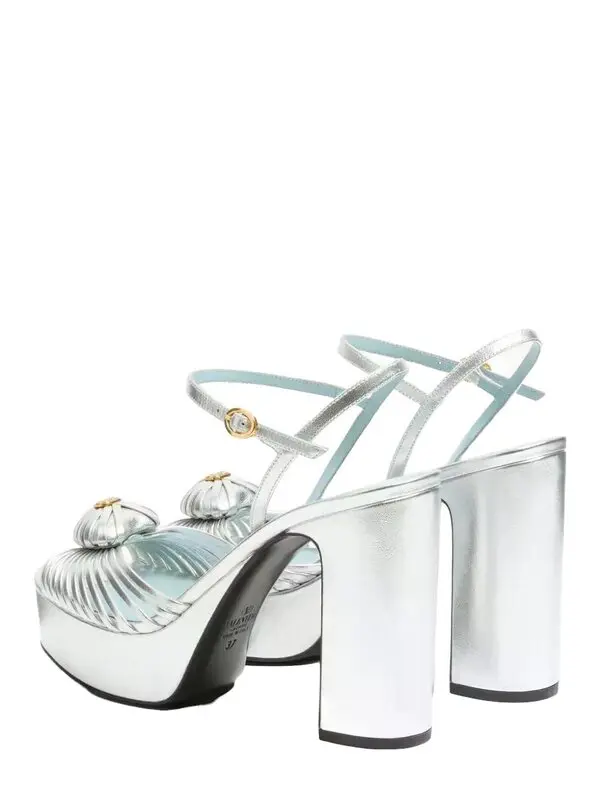 Valentino Garavani Platform Sandals - Silver