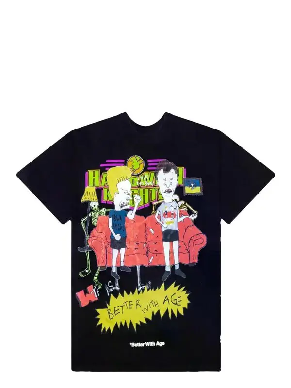 BETTER WITH AGE Graphic-print T-shirt - Black