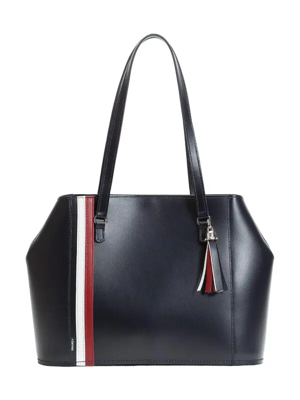 ZATCHELS Handmade Leather Tote Bag - Blue
