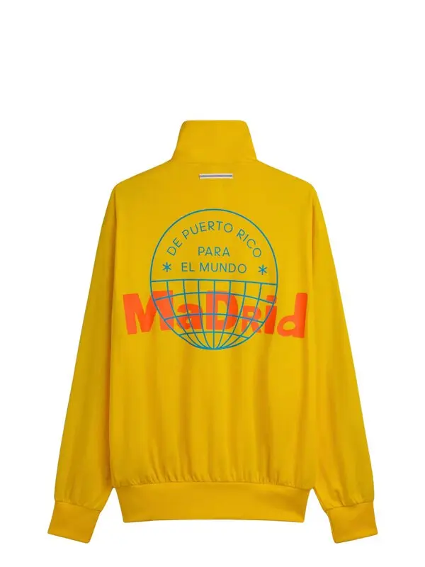 Adidas X Bad Bunny Dtmf Tour Merch Madrid Firebird Track Jacket - Yellow