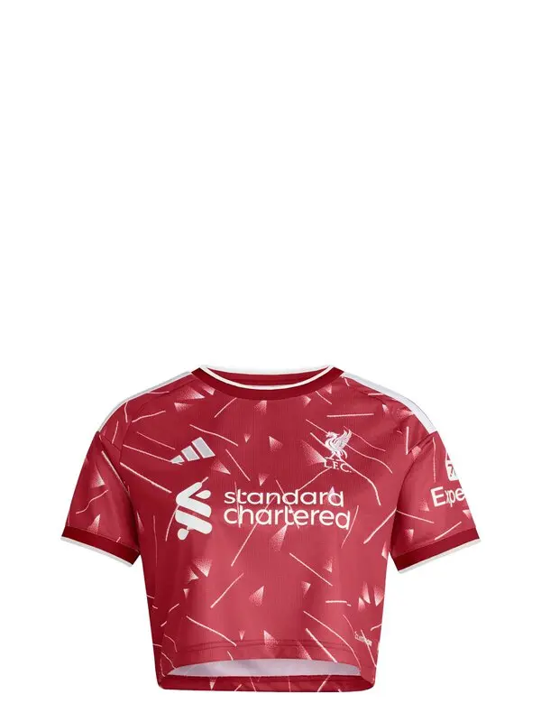 Adidas Liverpool Fc 26/27 Home Jersey Crop Top - Active Maroon