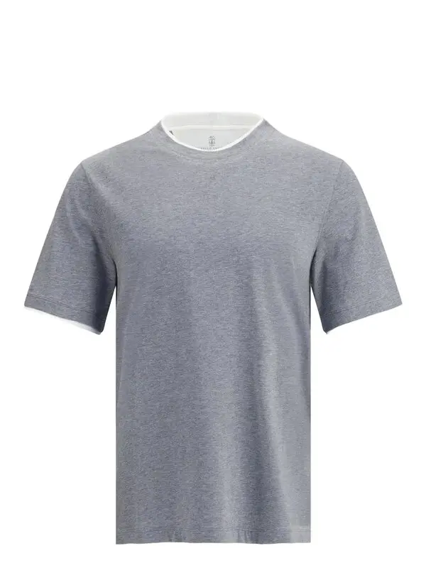 Brunello Cucinelli Cotton T-shirt - Grey