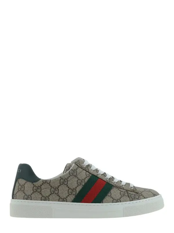 Gucci Gg Canvas Sneakers With Platform Sole - Multicolour