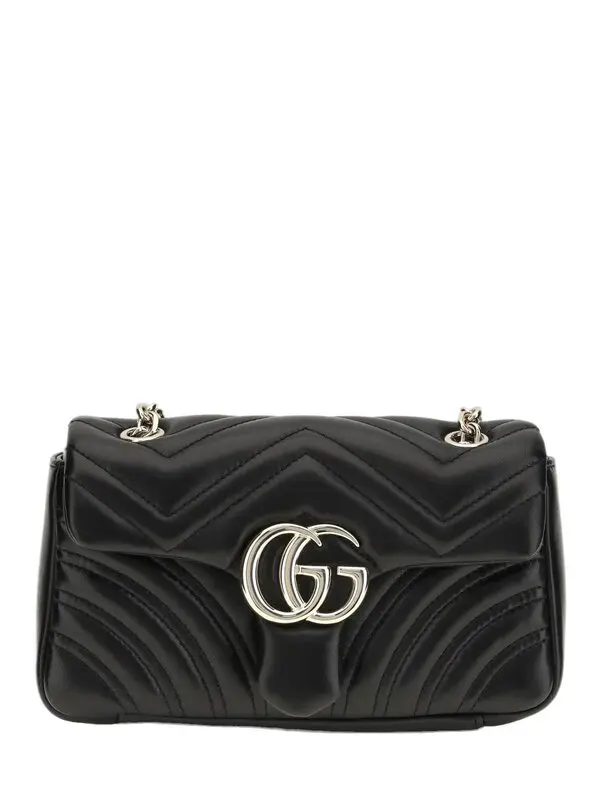 Gucci Gg Marmont Small Shoulder Bag - Black