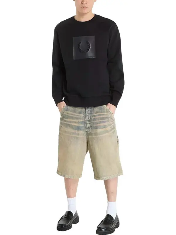 Fred Perry Graphic Sweatshirt - Black