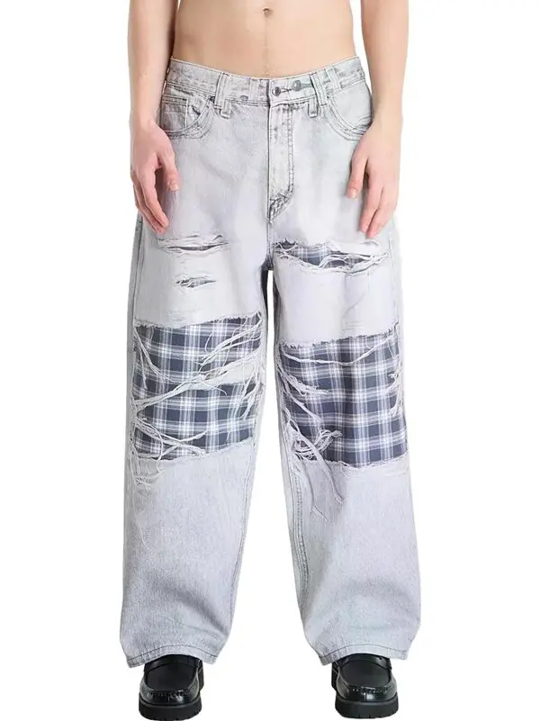 WASTED Trompe L'oeil Grant Loose-fit Jeans - Grey