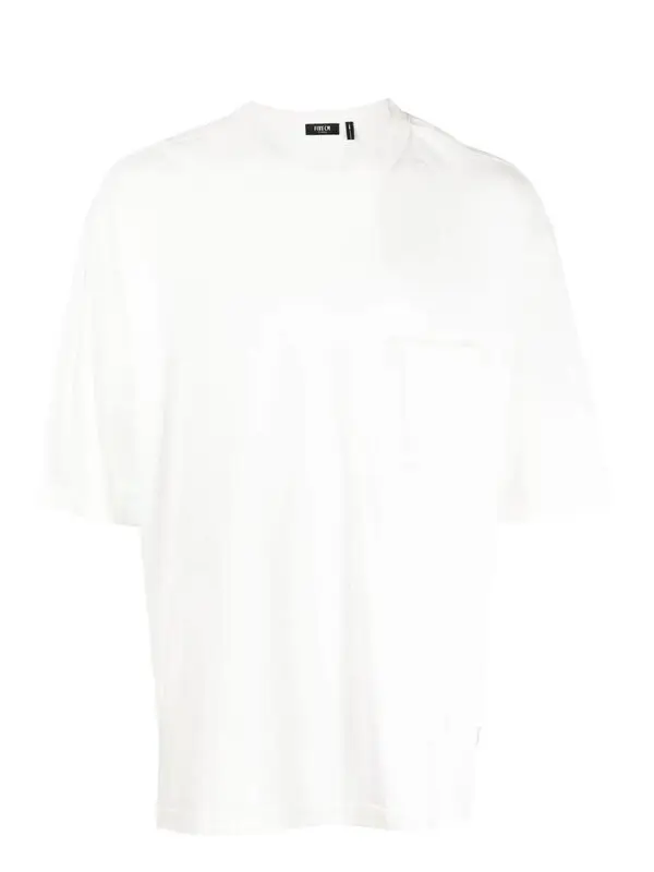 FIVE CM Embroidered-design Cotton T-shirt - White