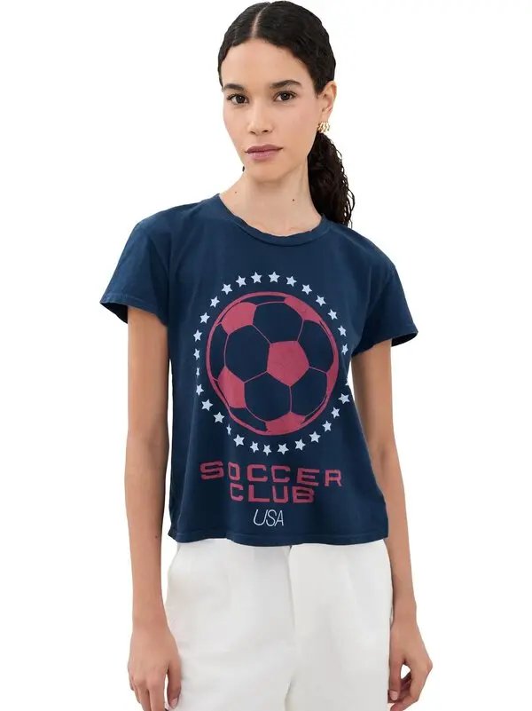 The Original Retro Brand Soccer Club Usa Fitted T-shirt - Vmn