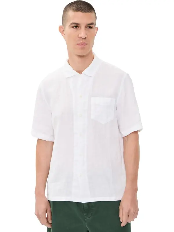 ALEX MILL Linen Camp Shirt - White