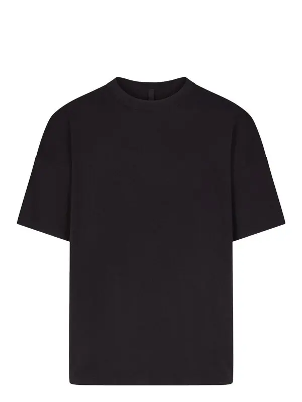 SKIMS Relaxed Cotton T-shirt - Black