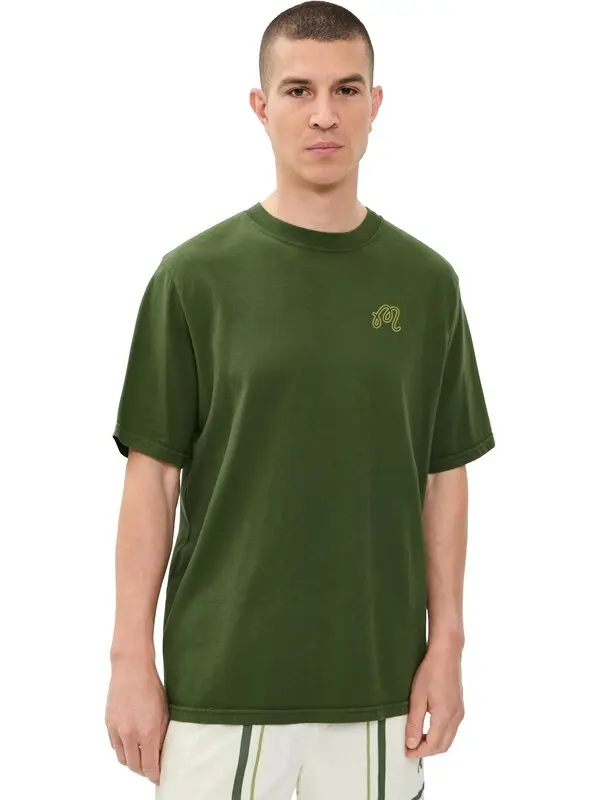 MALBON Bermuda Trinity Tee - Chive