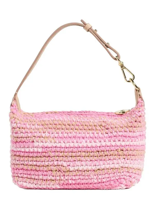 Stoney Clover Lane Mini Shoulder Bag - Beige/pink