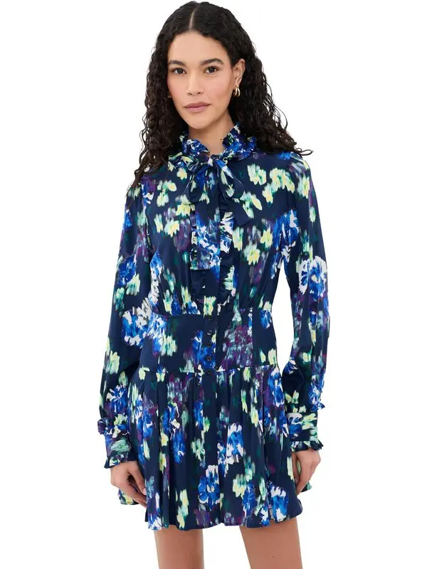 Ulla Johnson Viola Silk Mini Dress - Evening Bloom