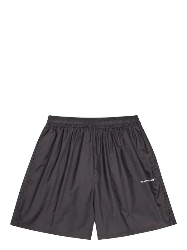 MKI MIYUKI ZOKU Hyperlight Wind Logo Nylon-blend Shorts - Raisin