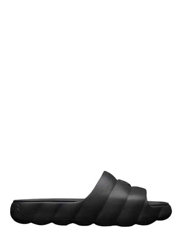 Moncler Lilo Quilted Sliders - Black