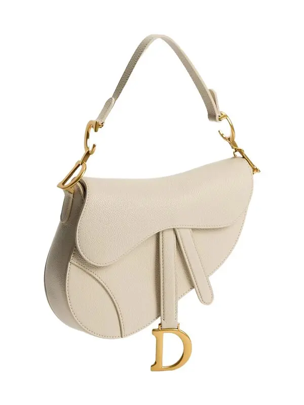 Dior Small Saddle Bag - Nude