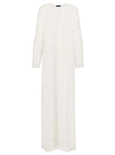 NILI LOTAN Lace Maxi Dress - White
