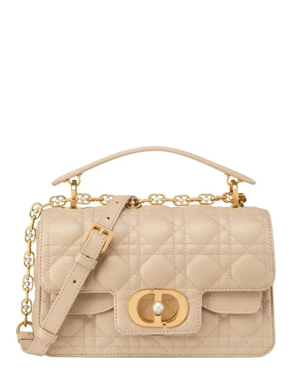 Dior Small Jolie Top Handle Bag - Nude