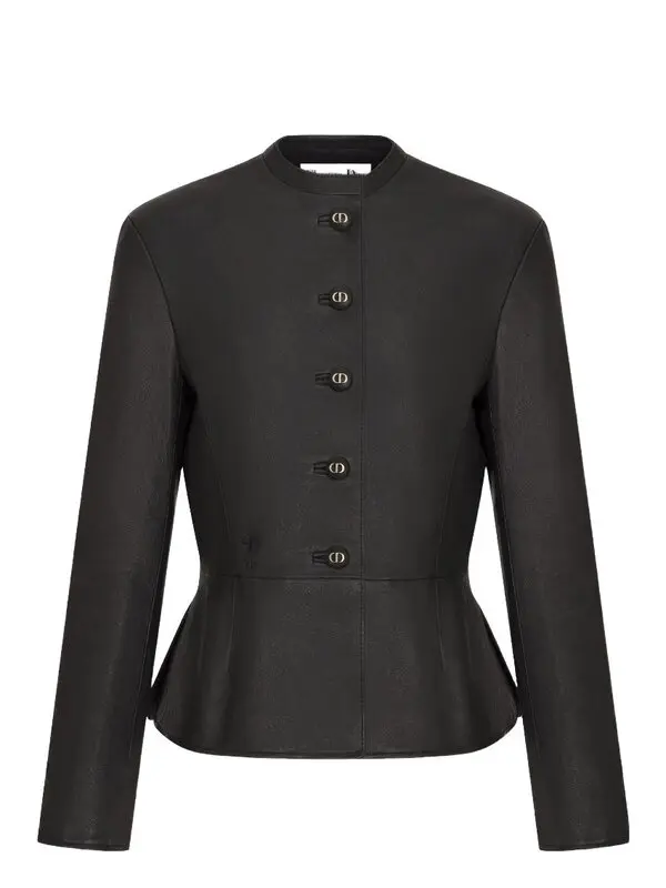Dior Fitted Jacket With Signature Cd Buttons - Black