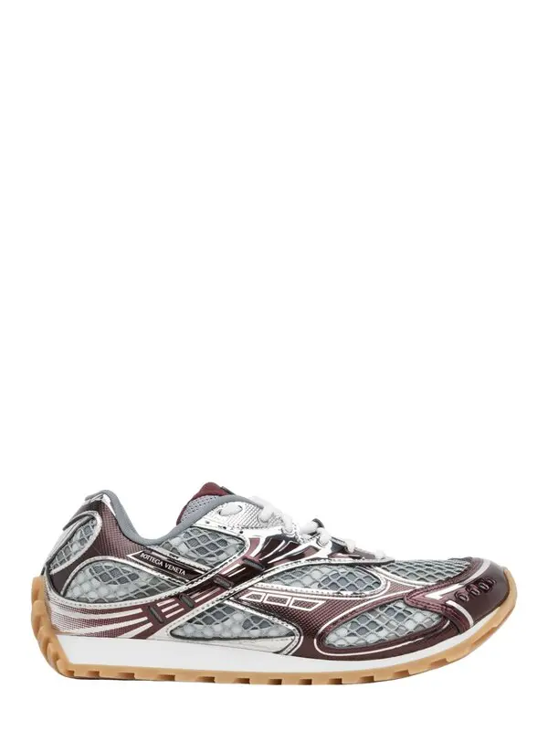 Bottega Veneta Orbit Sneakers - Merlot  Silver
