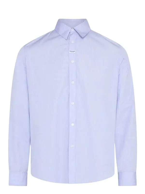 Martine Rose Striped Button-up Shirt - Blue