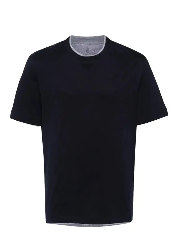 Brunello Cucinelli Short-sleesleeved T-shirt - Black