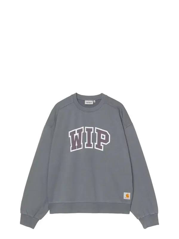 Carhartt Work In Progress Logo Crewneck Sweatshirt - Gray