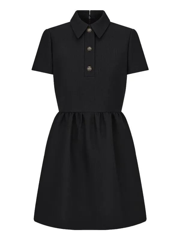 Dior Fitted Dress With Cd Buttons - No