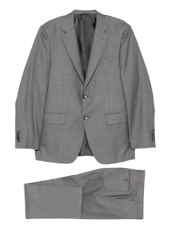 Canali Single Breasted Suit - Gray