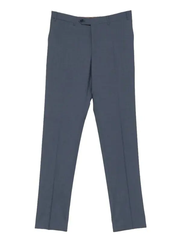 Canali Buttoned Trousers - Blue