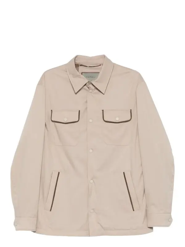 Canali Patch-pocket Jacket - Nude