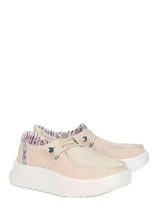HEY DUDE Wally Platform Sneakers - Neutrals