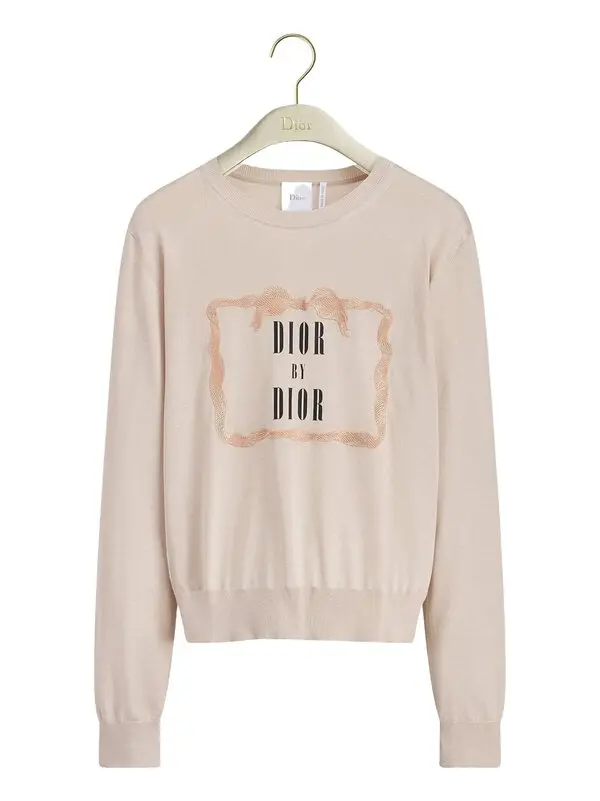 Dior Book Cover Sweater - Nude