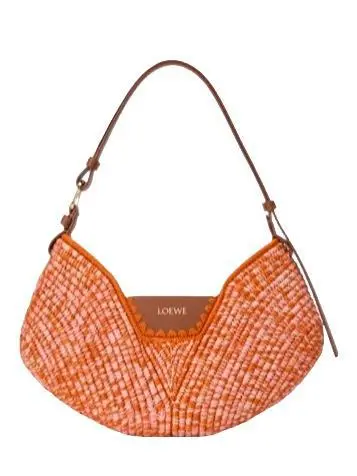 Loewe Medium Swing Shoulder Bag - Bright Orange/pink
