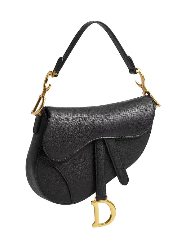 Dior Small Saddle Bag - Black