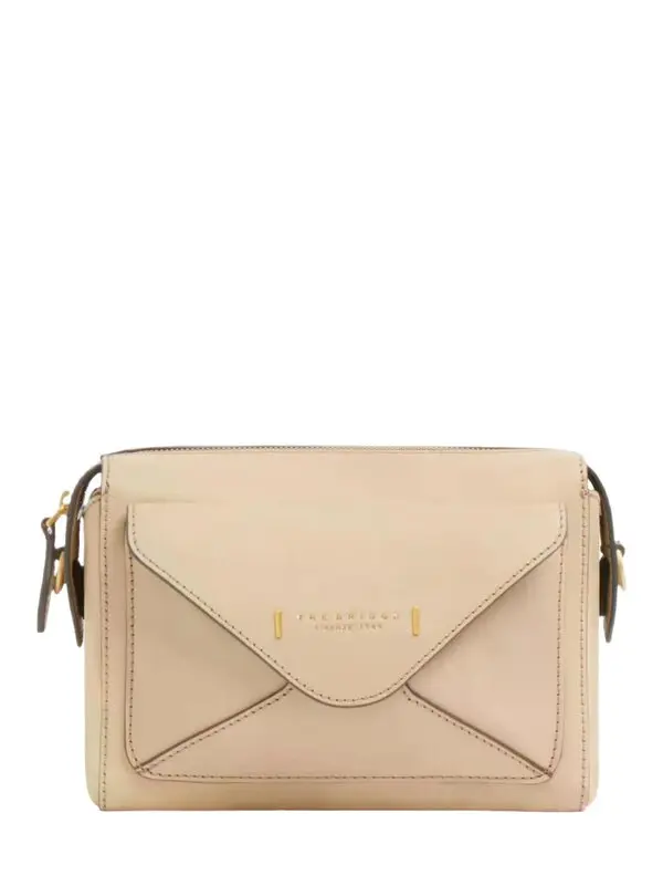 THE BRIDGE Envelope Pocket Leather Cross Body Bag - Neutrals