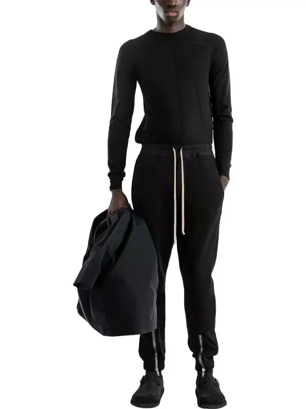 Rick Owens Tecuatl Zip-detail Track Pants - Black