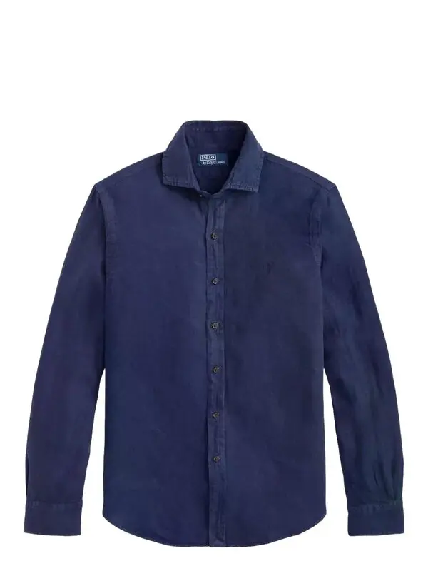 Polo Ralph Lauren Embroidered-pony Shirt - Blue