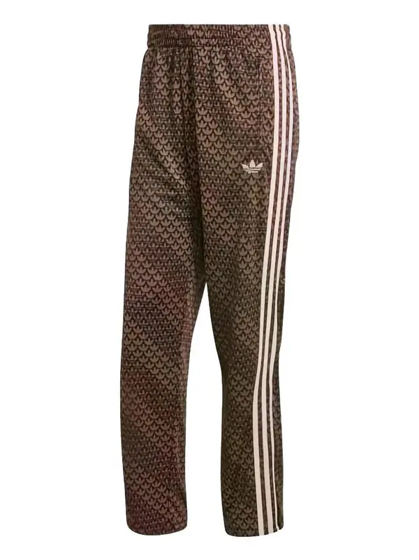 Adidas Firebird Monogram Track Pants - Brown