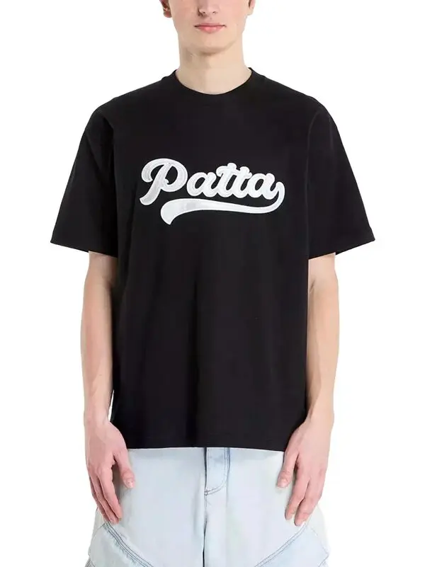 PATTA Logo-patch T-shirt - Black
