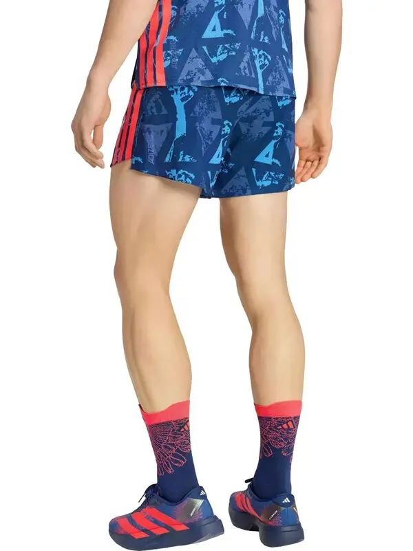 Adidas Adizero Labrum Gel Pocket Shorts - Blue