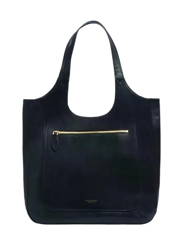 THE BRIDGE Leather Shoulder Bag - Black
