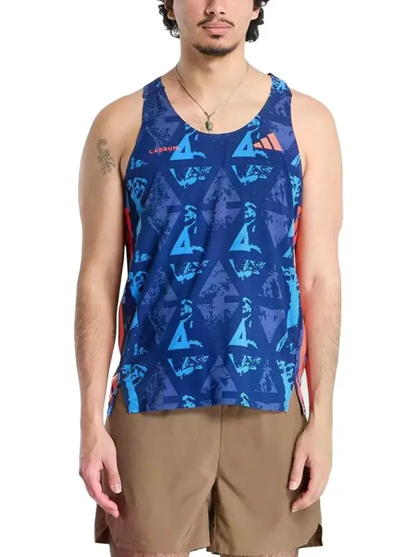 Adidas Adizero Labrum Tank Top - Blue