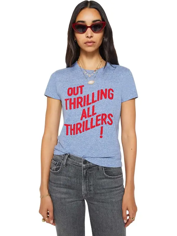 MOTHER The Lil Goodie Goodie "out Thrilling All Thrillers!" T-shirt - Red