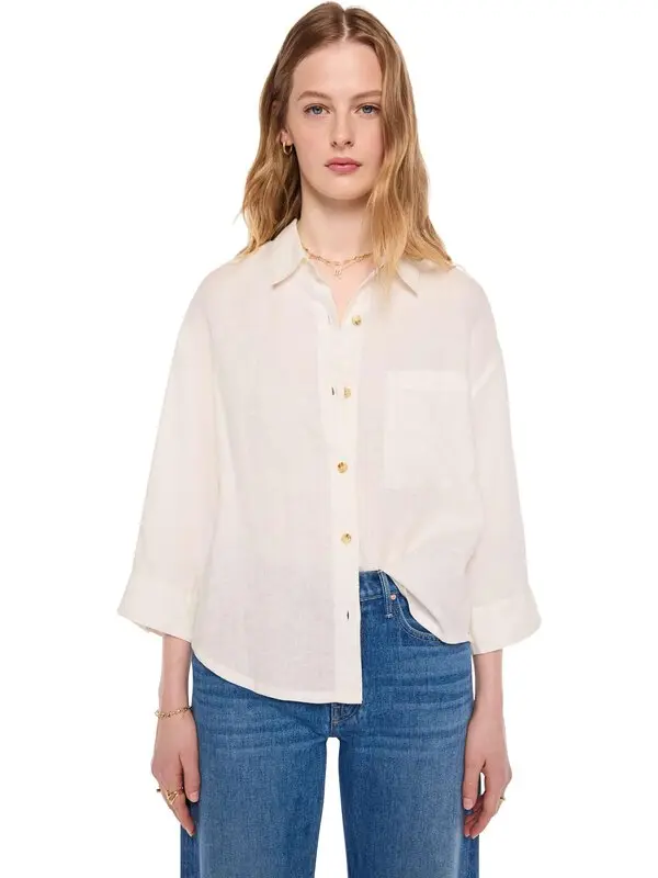 Xirena Clarke Linen Shirt - White