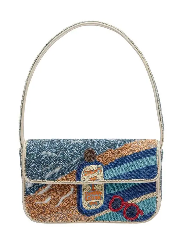 Staud Tommy Beaded Shoulder Bag - Multicoloured