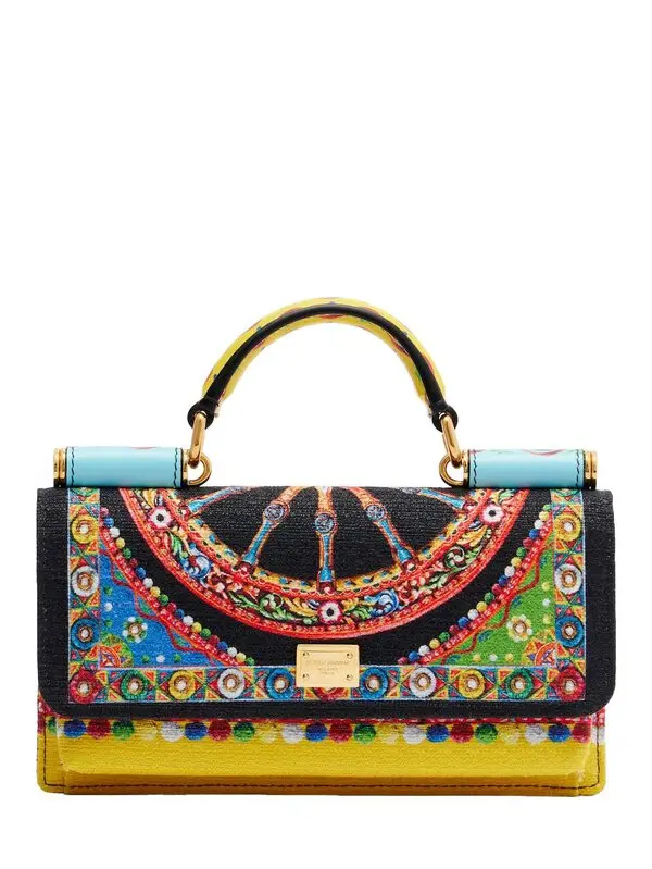 Dolce & Gabbana Sicily Mini Printed Top-handle Bag - Multicoloured