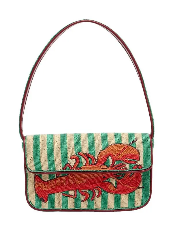 Staud Tommy Beaded Shoulder Bag - Multicoloured