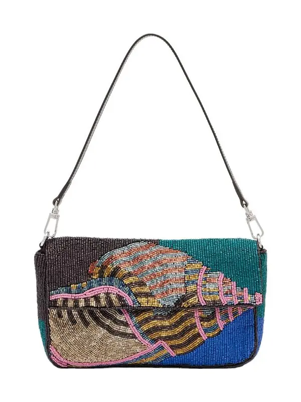 Staud Timmy Beaded Shoulder Bag - Multicoloured
