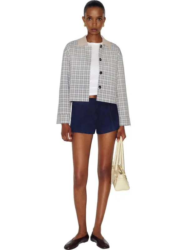 REFORMATION Colby Jacket - Blue